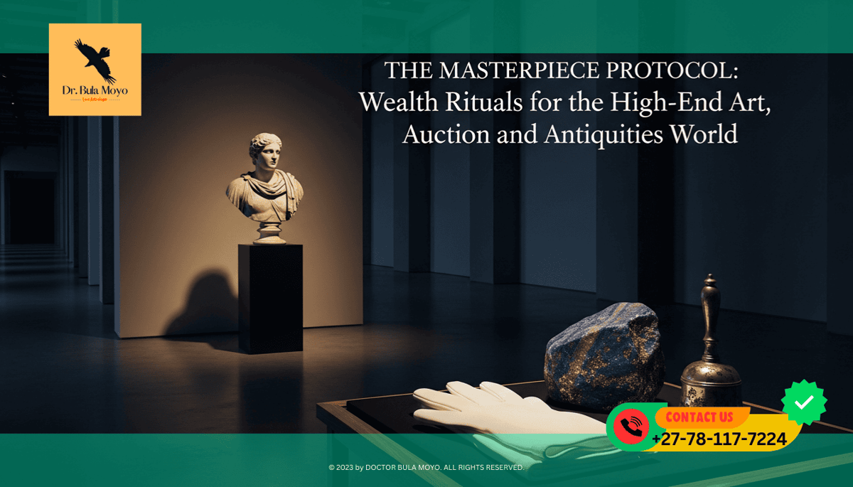 Wealth Rituals for Mastering the High-End Art and Antiquities Market