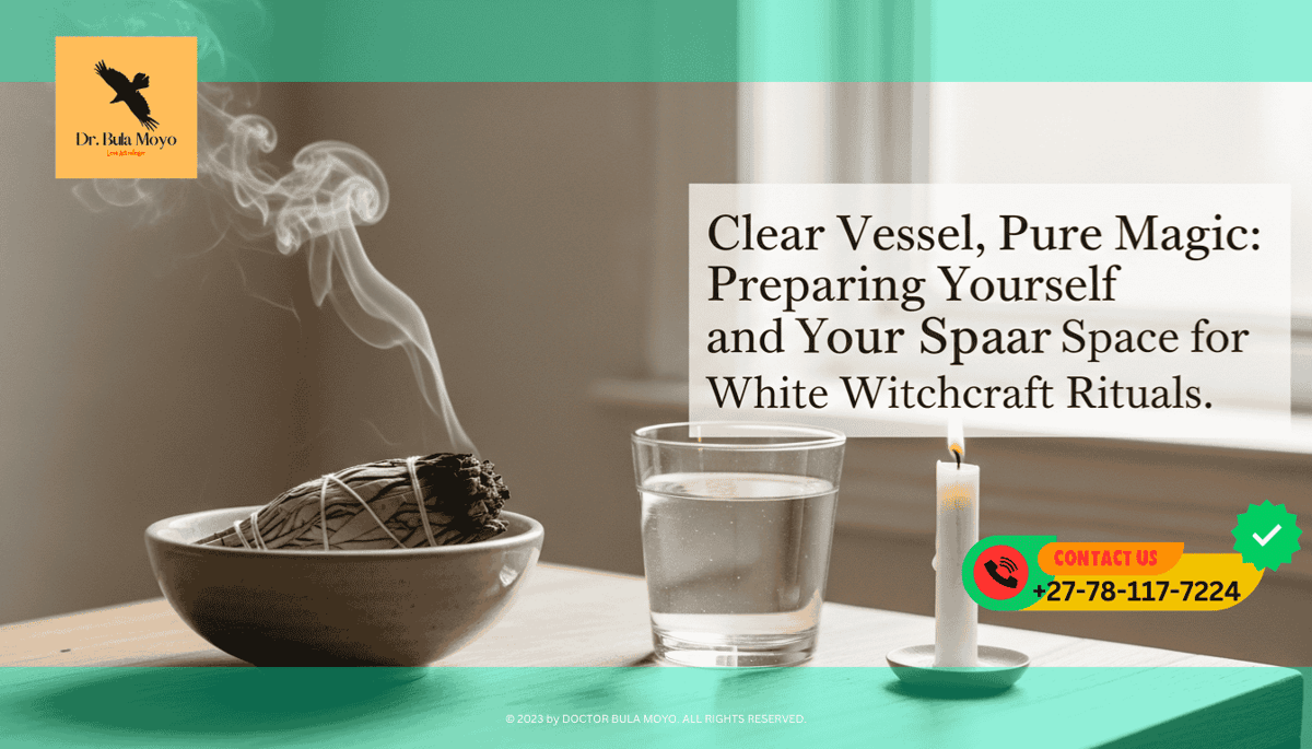 Clear Vessel, Pure Magic: Preparing for White Witchcraft Rituals